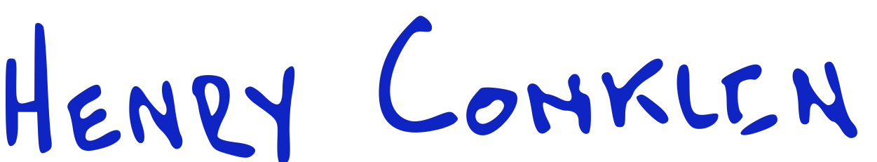 Henry Conklin | PhD Student